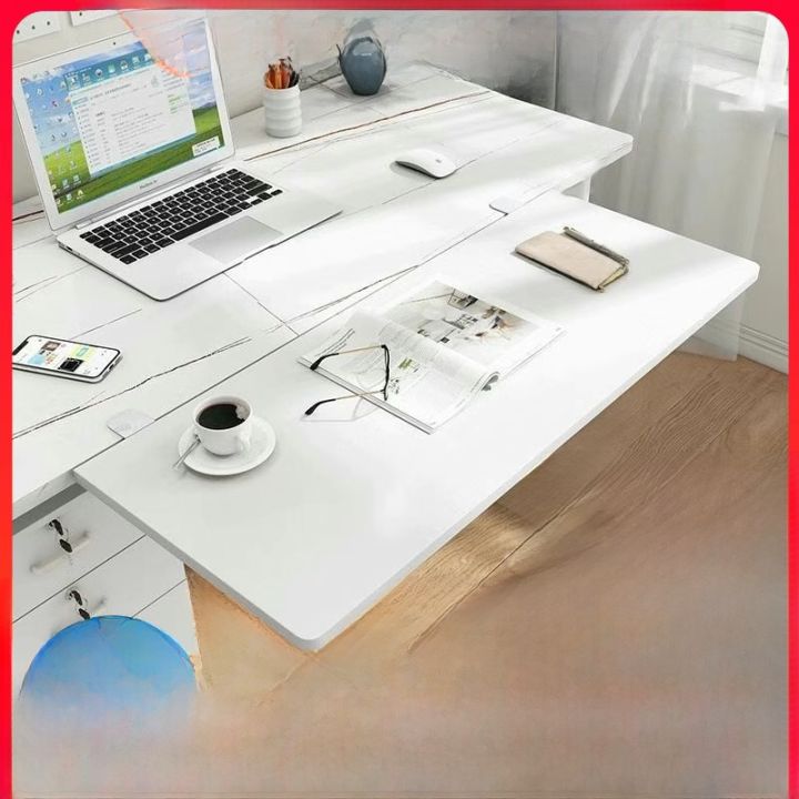 Desktop Extension Board Hole-Free Computer Desk Extended Lengthened ...