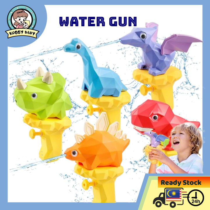 KOGGY Summer 3D Dinosaur Water Gun For Kids Cute Cartoon Tyrannosaurus ...