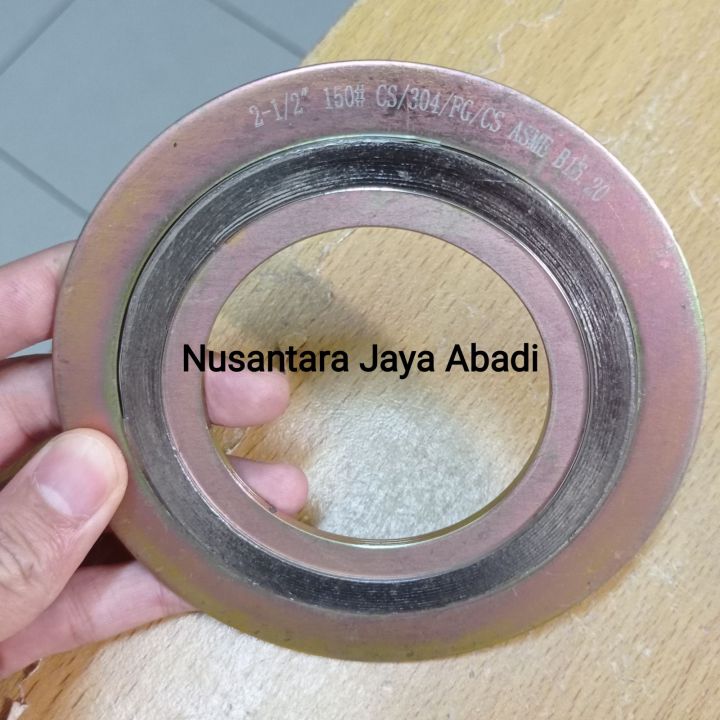 SWG Spiral Wound Gasket Ansi 150 Lb Carbon Steel Besi 2 1/2 " inchi DN ...