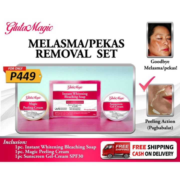 GlutaMagic 3 in 1 Melasma Removal Set | Lazada PH