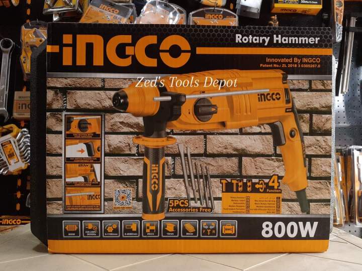 INGCO ROTARY HAMMER 800W Model: RGH9028 | Lazada PH