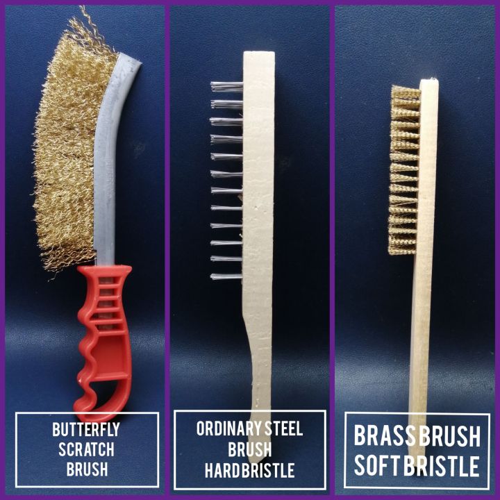 Butterfly Scratch Brush / Ordinary Steel Brush / Brass Brush | Lazada PH