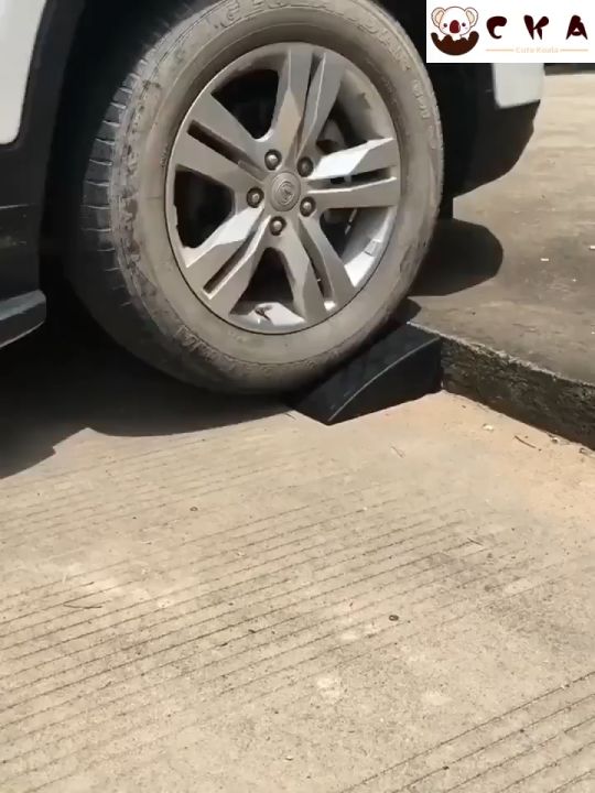 【Local shipment】Heavy Duty Car Ramps Hard Plastic Curb Ramps Driveway ...