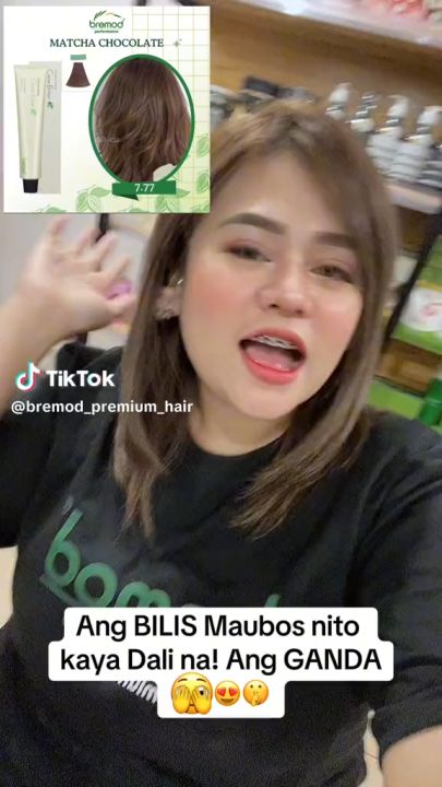 Bremod Premium MATCHA CHOCOLATE 7.77 HAIR COLORANT HAIR DYE Hair Colour ...