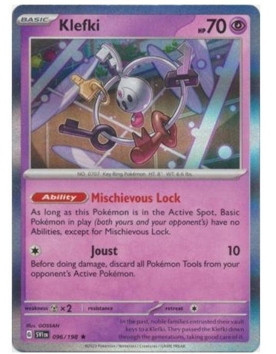 Klefki - 096/198 - Holo Rare Scarlet & Violet (Base Set) | Lazada PH