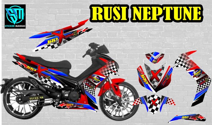 Rusi Neptune full body decals | Lazada PH