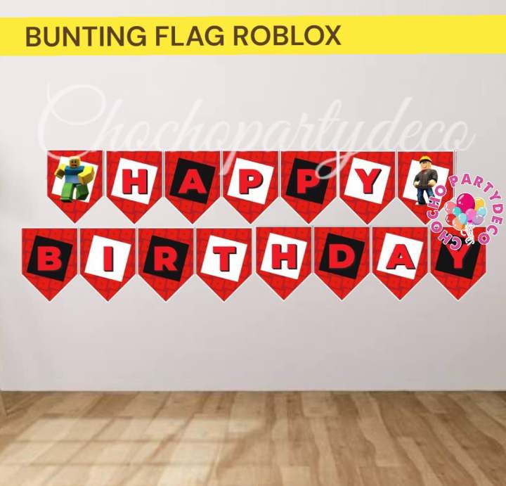 Bunting Flag ROBLOX / Banner Roblox Minecraft | Lazada Indonesia