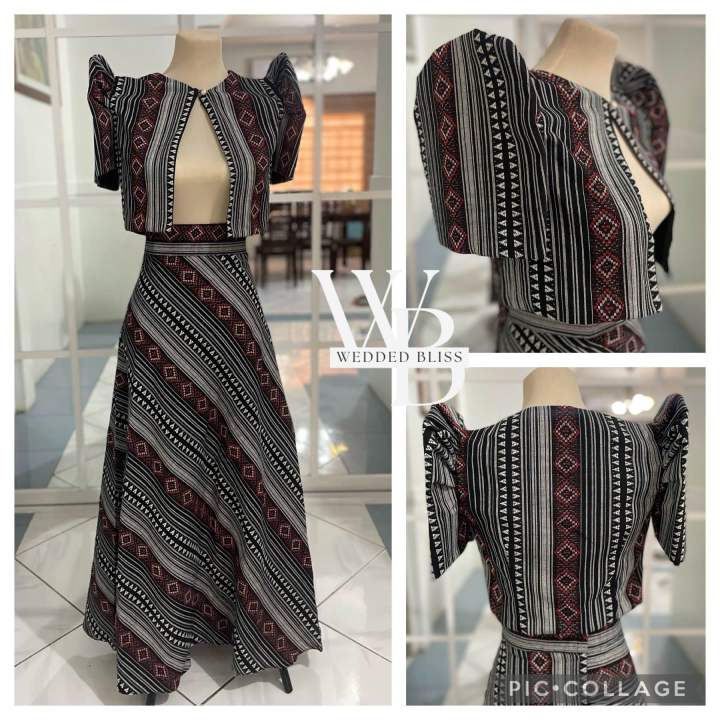 Ethnic Skirt & Bolero Terno (Inabel Woven Fabric) | Lazada PH