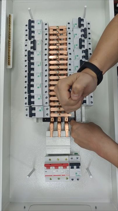 Panel Board 100A 3Pole Main Miniature Circuit Breaker 3 Phase with 12 ...