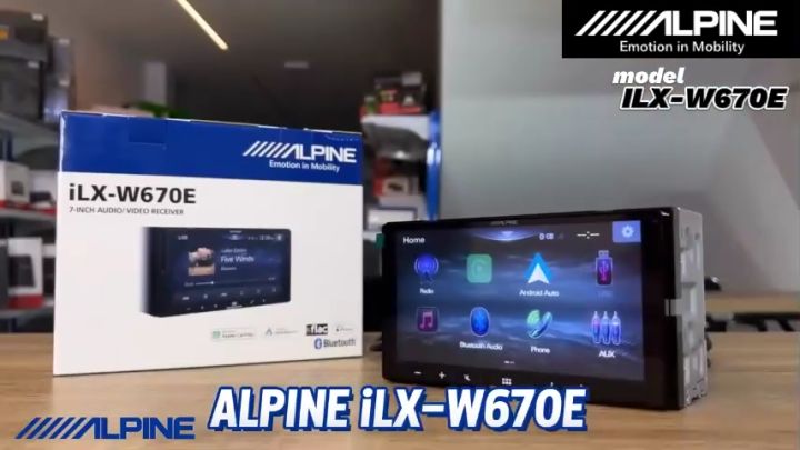 (รุ่นใหม่มาแรง) ALPINE iLX-W670E จอเครื่องเสียงรถยนต์ 2Din ขนาด7นิ้ว ...