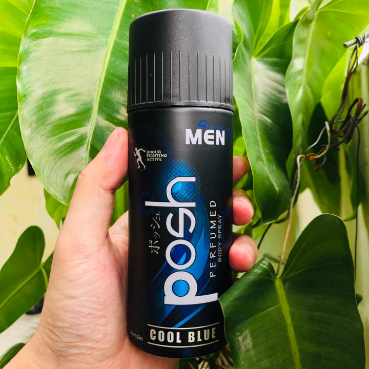 Posh Men Cool Blue Body Spray Parfum 150ml | Lazada Indonesia