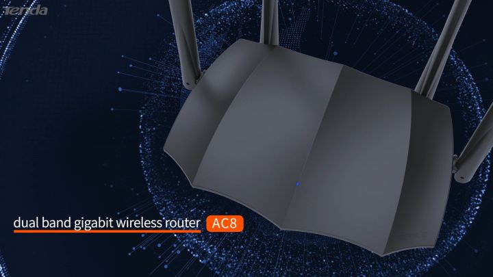 Tenda AC8 AC1200 Dual-band Gigabit Wireless Router 2.4GHz 300Mbps ...