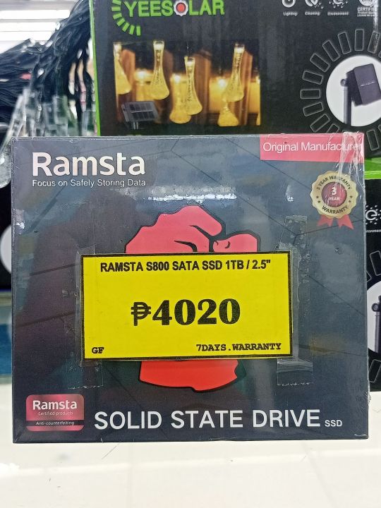 RAMSTA S800 SATA SSD 1TB/2.5 | Lazada PH