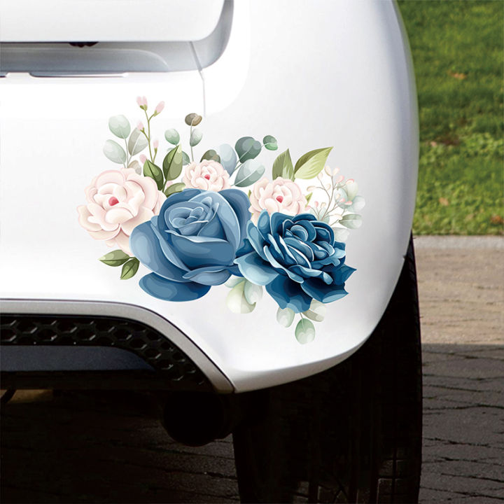 Automobile Sticker Cover Scratches Cover Cartoon Flower Stickers ...