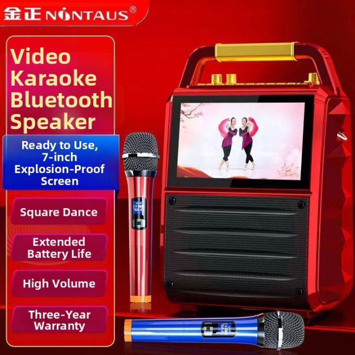 NINTAUS | Portable Outdoor Karaoke and Dance Speaker with Display ...