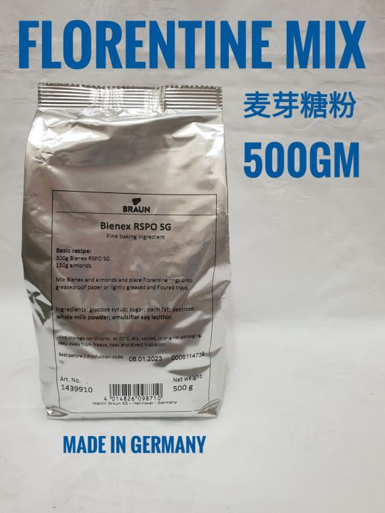 Florentine Mix 麦芽糖粉 500gm Halal Made in Germany | Lazada