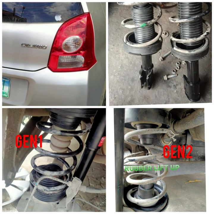 Suzuki celerio rubber lifter heavy duty 2pcs in 1order | Lazada PH