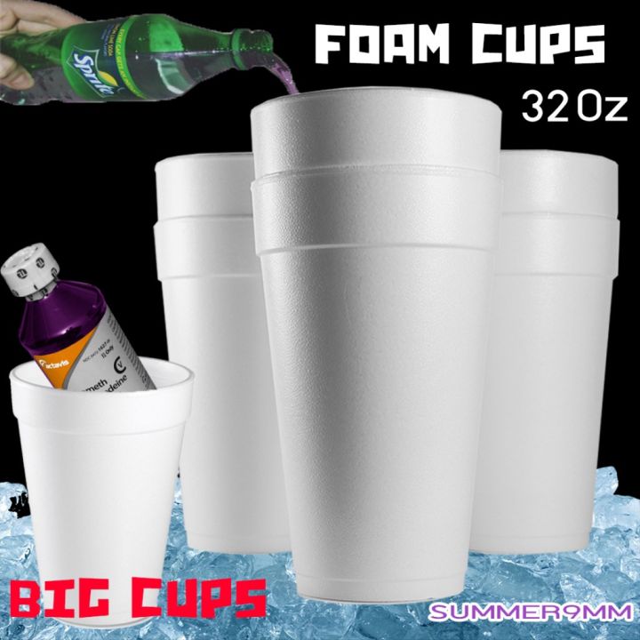 แก้วโฟม Double cup แก้วลีน 16oz. ,32oz. พร้อมส่ง🍇 ราคาต่อใบ | Lazada.co.th