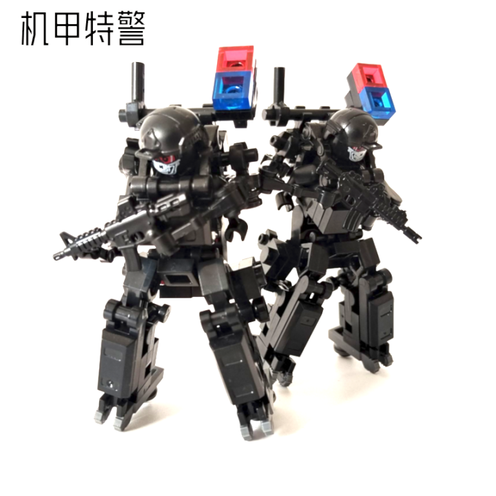 Original MOC Loadable Human Exoskeleton Soldier Police Robot Armor ...