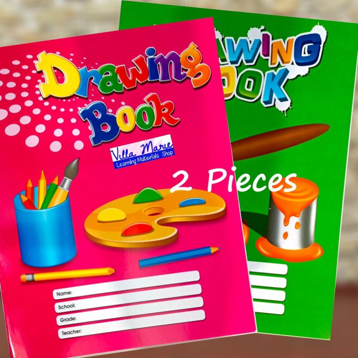 Villa Marie 2 Pieces Drawing Book | Lazada PH