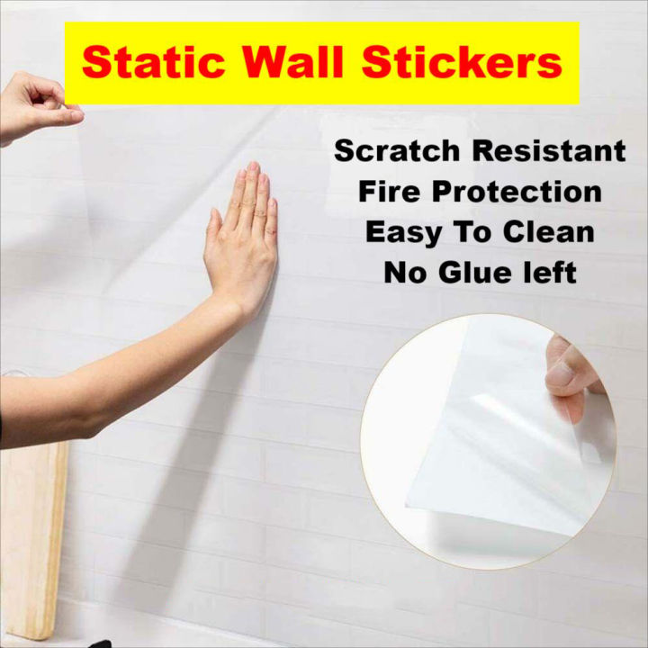 Transparent Film Kitchen Oil Proof Window Stickers Furniture Heat ...