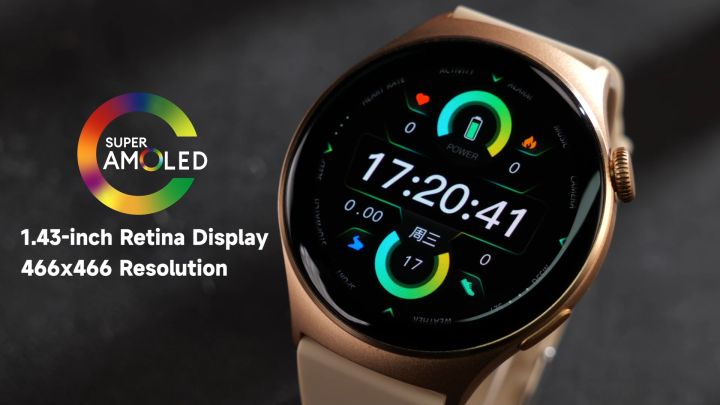 【Amoled】Aolon Smartwatch Mars R3 1.43-inch Always On Display IP67 ...