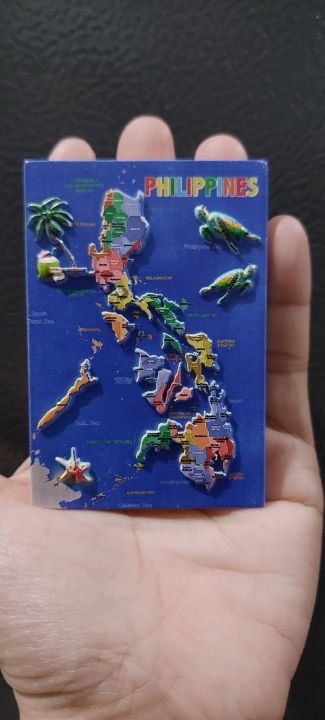 Philippines Ceramic ref magnet emboss (Philippines Map design) | Lazada PH