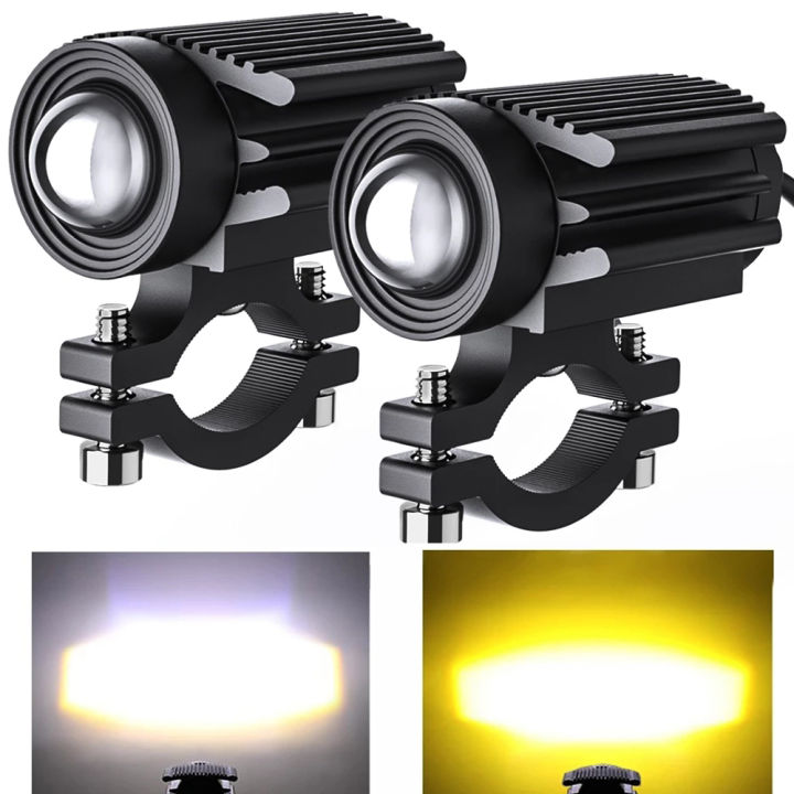 Motorcycle Auxiliary light For Motorbike mini driving lights full set ...