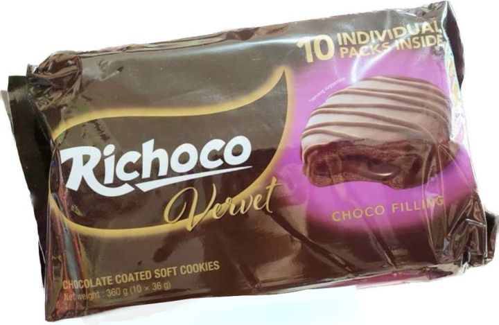 Richoco Vervet (Chocolate coated soft cookies) | Lazada PH