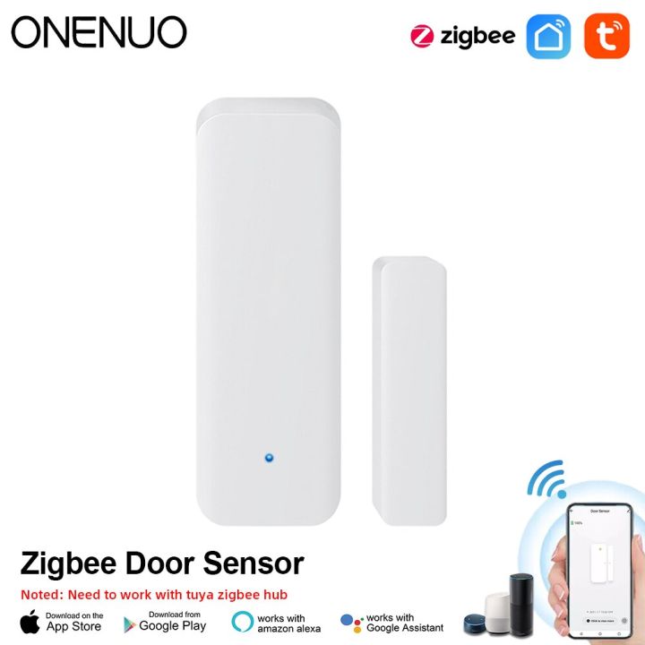 ONENUO Tuya Zigbee Door Sensor Smart Home Security Window Detector Automatic Sliding Door ...