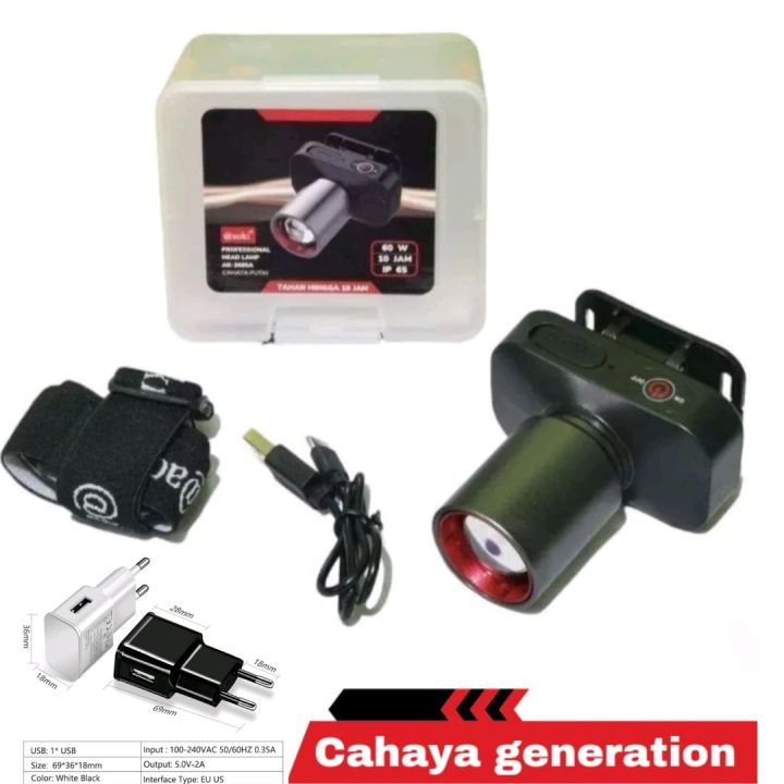 TERLARISSS!!!!!!!!!!!!! AOKI SENTER KEPALA LED ZOOM AK-3685A & AK-3685K ...