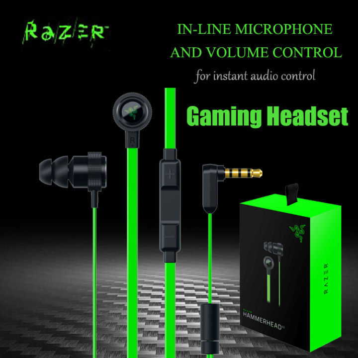 Razer Hammerhead V2 Pro In-Ear Microphone Gaming Headphones Noise ...