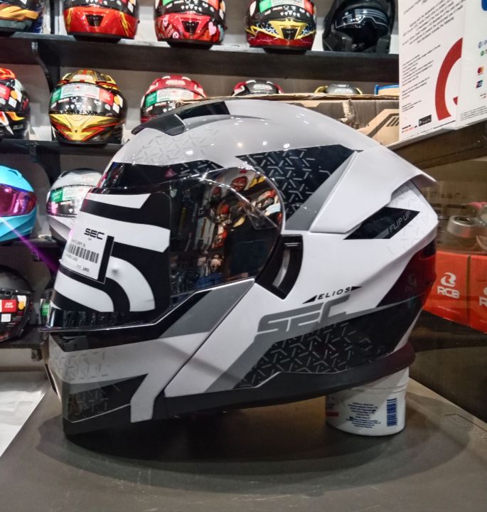 Sec Pilot Elios Modular Dual Visor with Irridium Lens | Lazada PH