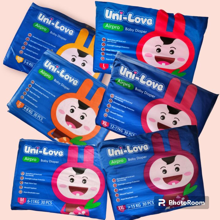 UNILOVE AIRPRO TAPED DIAPER 30'S | Lazada PH