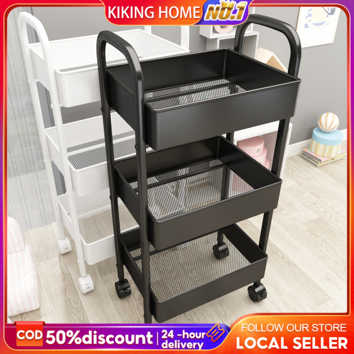 All Metal Trolley Rack Multipurpose Trolley Kitchen Rack Trolley With ...