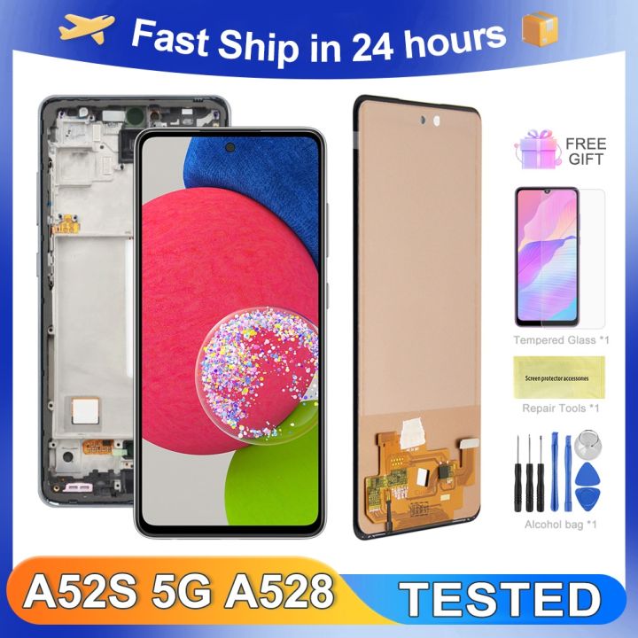 A52S 5G 6.5''For Samsung Tested A528 A528B A528B/DS A528N LCD Display ...
