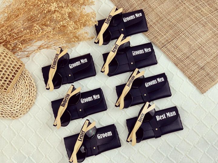 Personalized Sunglasses for Groom/Groomsmen/Entourage | Lazada PH