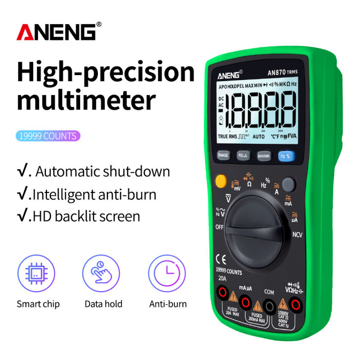 ANENG AN870 Digital Multimeter 19999 Counts True Rms Multimeter ... ANENG AN870 Digital Multimeter 19999 Counts True Rms Multimeter ...
