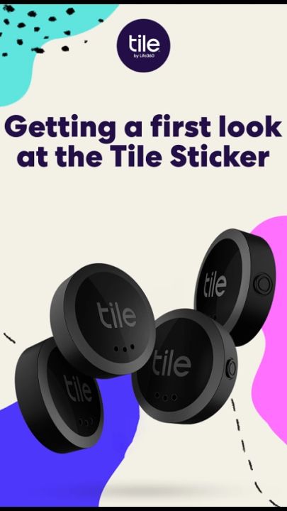 Tile Sticker, The small tracker that sticks to things (GPS tracker ...