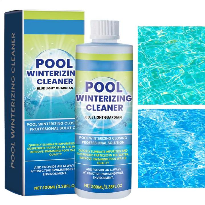 pool water clarifier 100ml fast-acting flocculant swimming pool cleaner ...