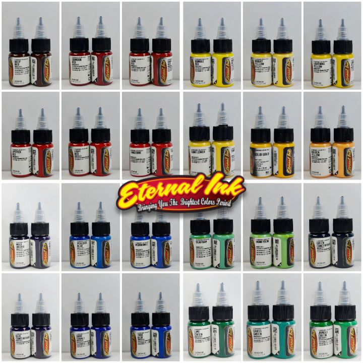 1/2oz ETERNAL TATTOO INK หมึกสักอีเทอนอล ครึ่งออนซ์ | Lazada.co.th