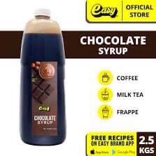 Easy Brand Chocolate Flavored Syrup 2.5 kgs | Lazada PH