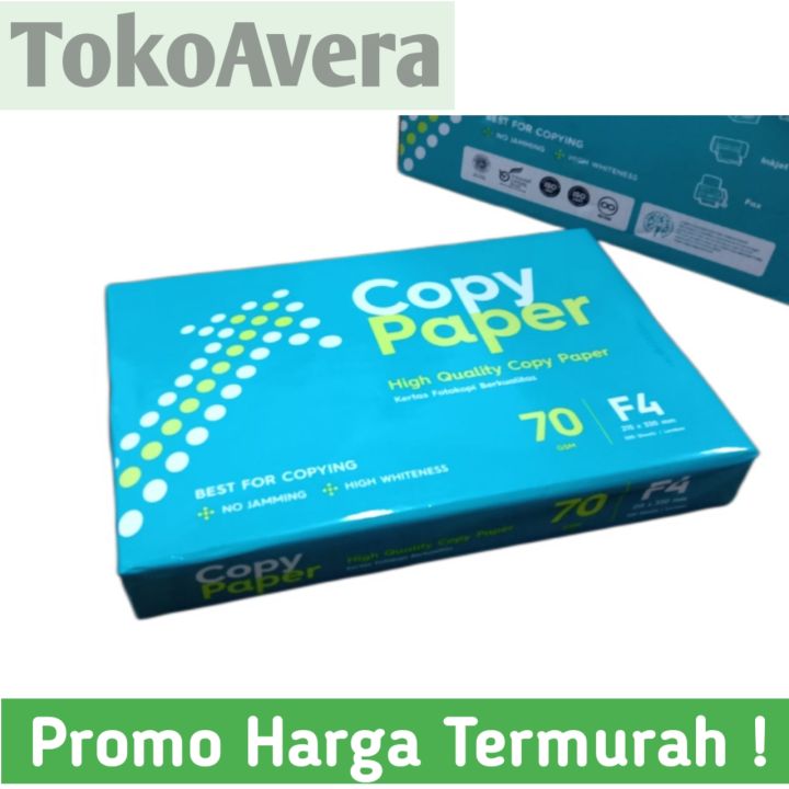 Kertas HVS Copy Paper A4 70 gram Kualitas Terbaik Harga PromoTermurah ...