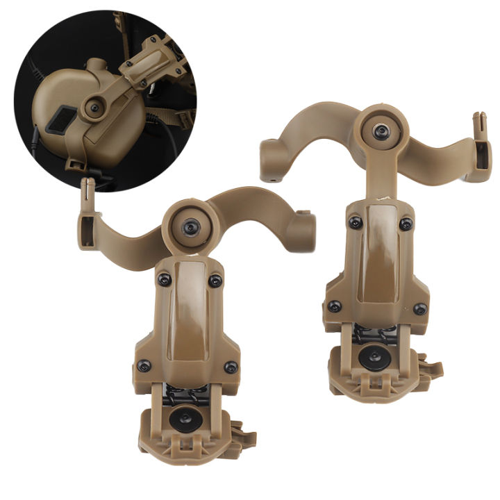 Free-Angle Tactical Headset Rail Mount for Headset Adapter on M-Lok ...