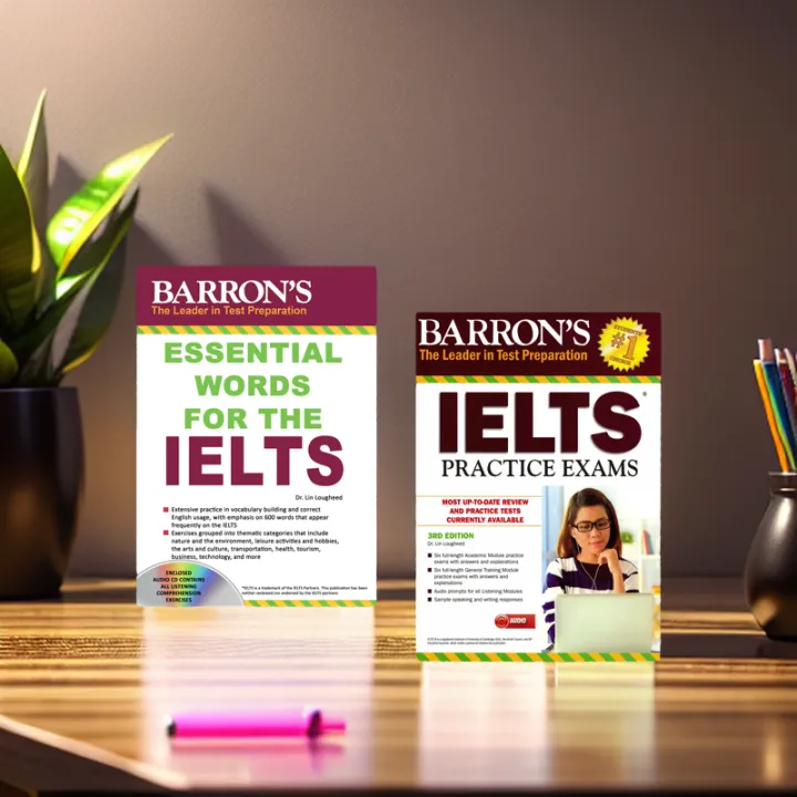 Buku Paket 2 buku Barrons Essential Words for the IELTS & Barron's ...