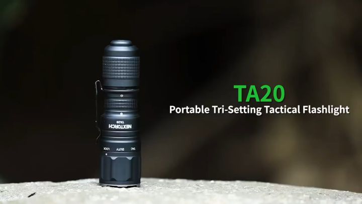 Nextorch TA20 Portable Compact Tri-Setting Rotatable Tactical ...