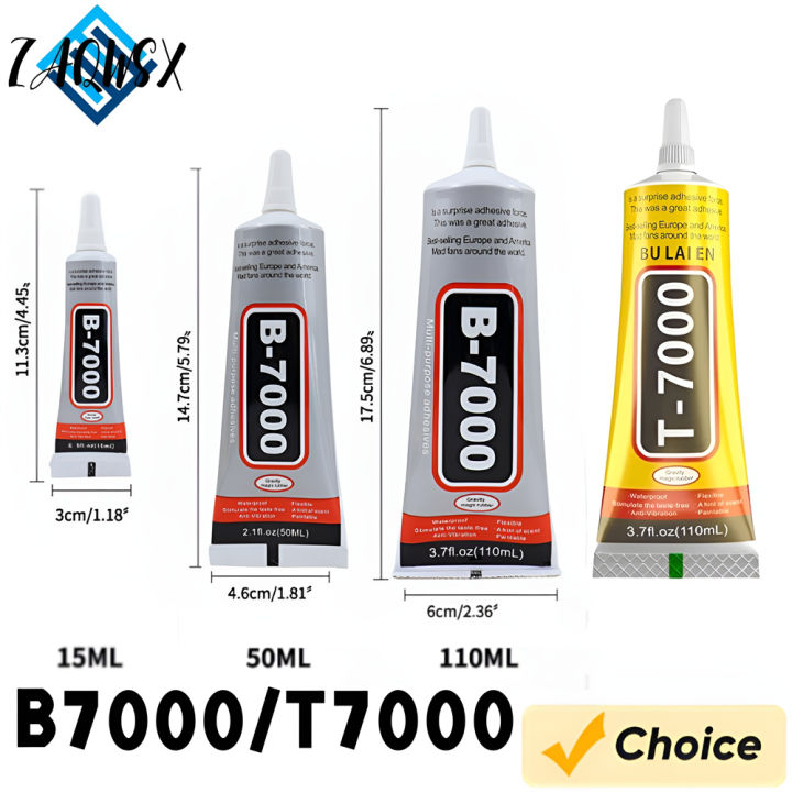1pc 15ML 50ML 110ML B7000 Clear Contact Phone Repair Adhesive Universal Glass Plastic DIY Glue T ...