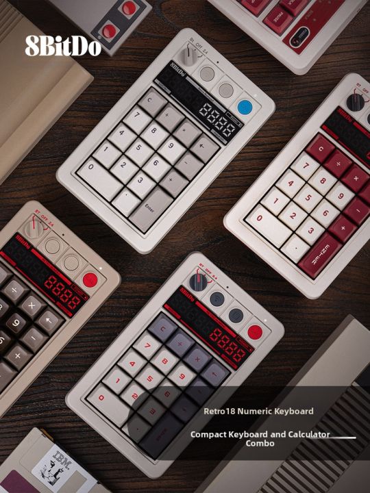 8BitDo | Retro LED Display 2-in-1 Numeric Keypad Calculator | Lazada PH