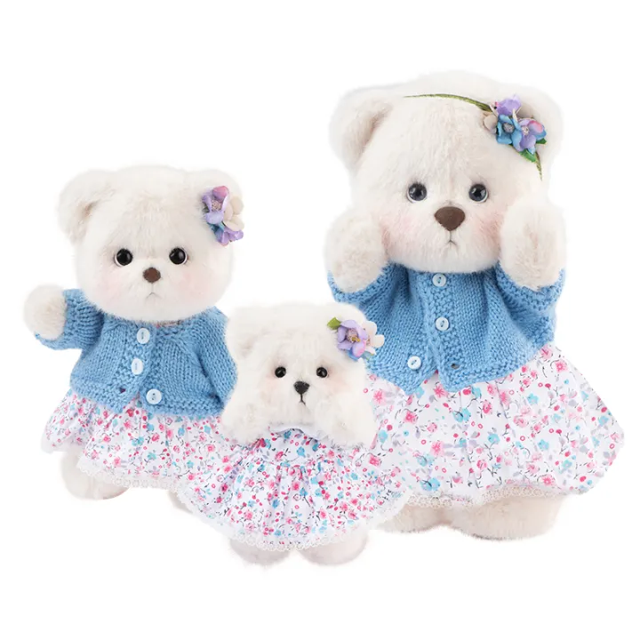 TeddyTales | Handmade Christmas New Year Gift Teddy Forget Me Not Plush ...