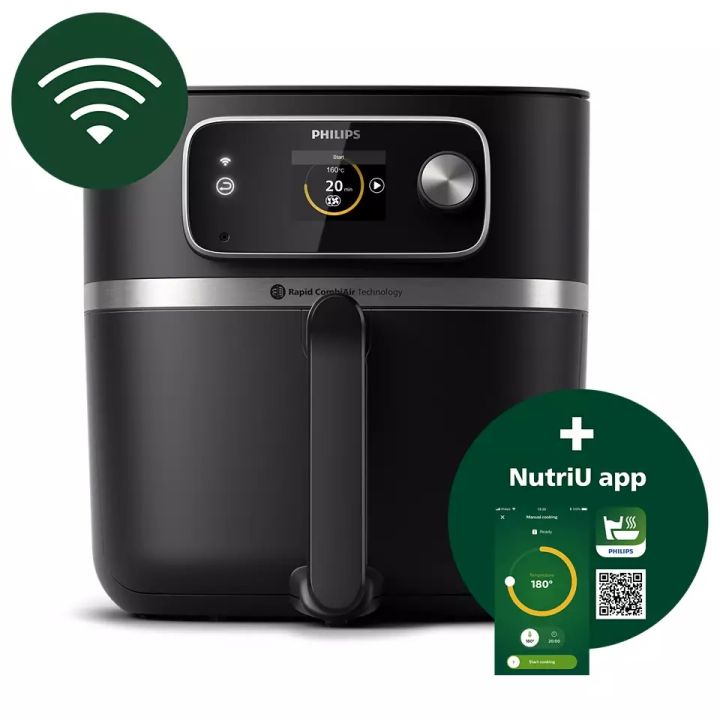 Philips HD9880/90 Airfryer Combi XXL Connected 7000 Series 8.3L, 2kg ...